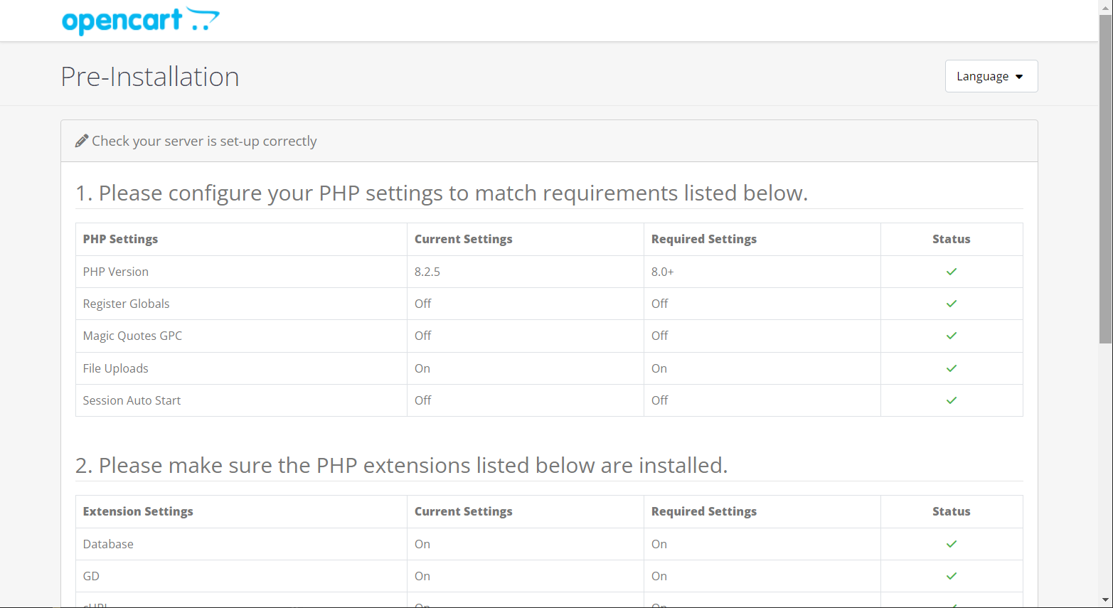OpenCart 4 安裝教學(v4.0.2.3) – OpenCart 台灣 – 可自由下載程式的購物網站系統