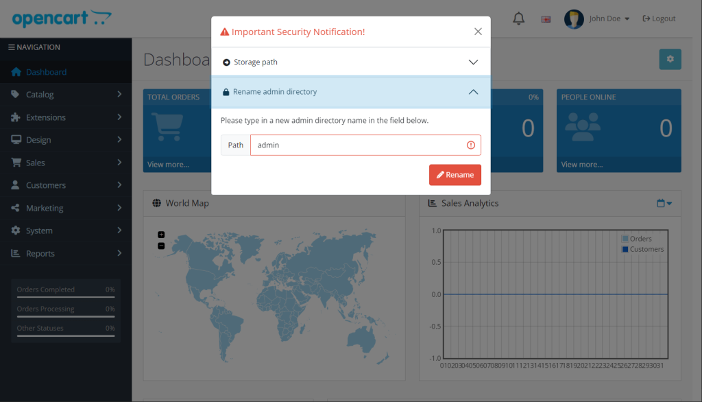 OpenCart 4 安裝教學(v4.0.2.3) – OpenCart 台灣 – 可自由下載程式的購物網站系統